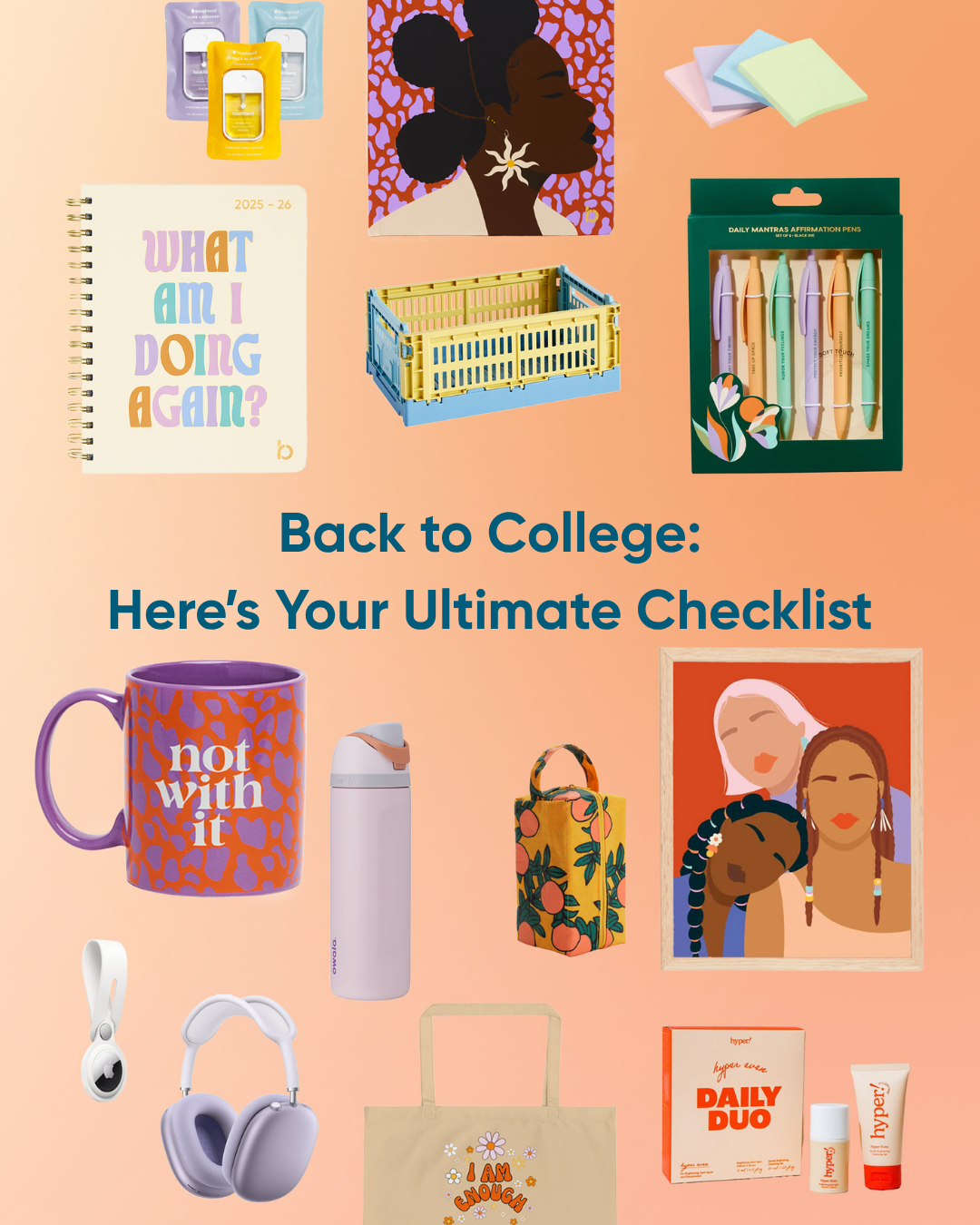Your Ultimate Back to College Checklist 📝
